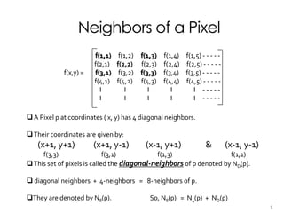 Pixel relationships | PDF