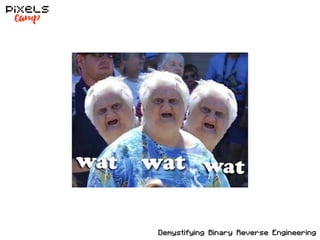 Demystifying Binary Reverse Engineering - Pixels Camp | PDF