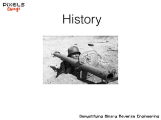 Demystifying Binary Reverse Engineering - Pixels Camp | PPT