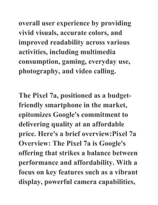Pixel Smart 7a.docx