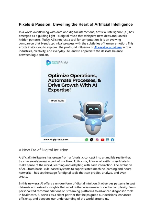 Pixels & Passion_ Unveiling the Heart of Artificial Intelligence.pptx