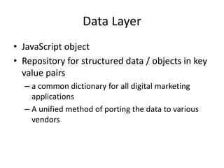 Pixel tags and tag management | PPTX