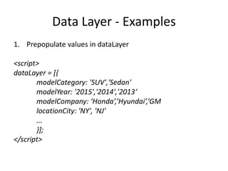 Pixel tags and tag management | PPTX