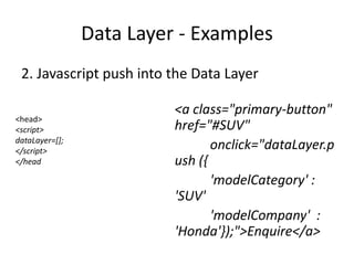 Pixel tags and tag management | PPTX