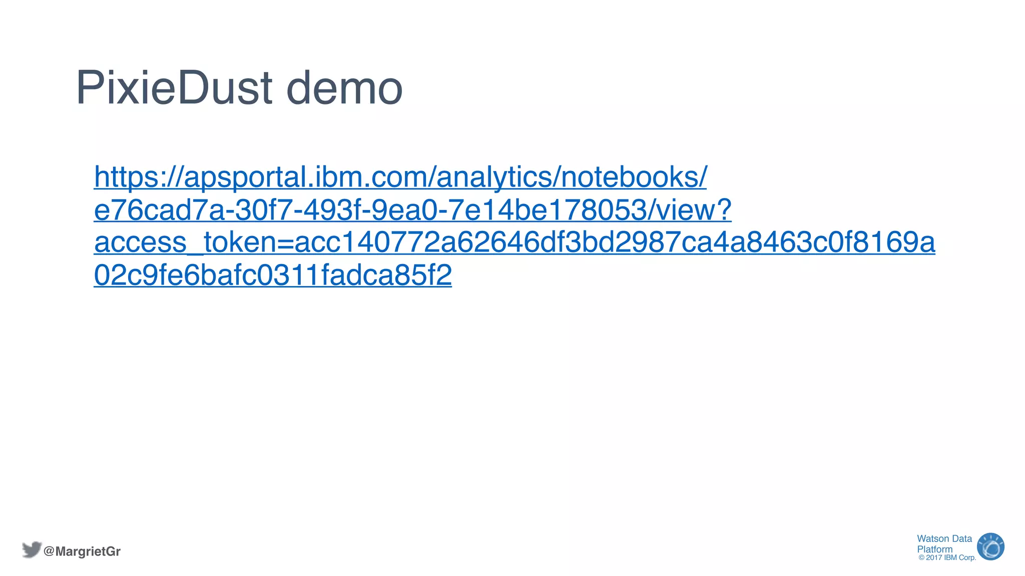 GeoPython - Mapping Data in Jupyter Notebooks with PixieDust | PPT