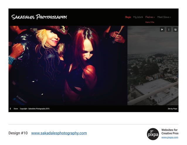 Pixpa - Online Portfolio Website Examples | PPT