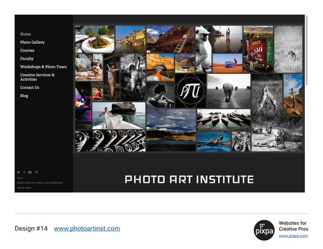 Pixpa - Online Portfolio Website Examples | PPT