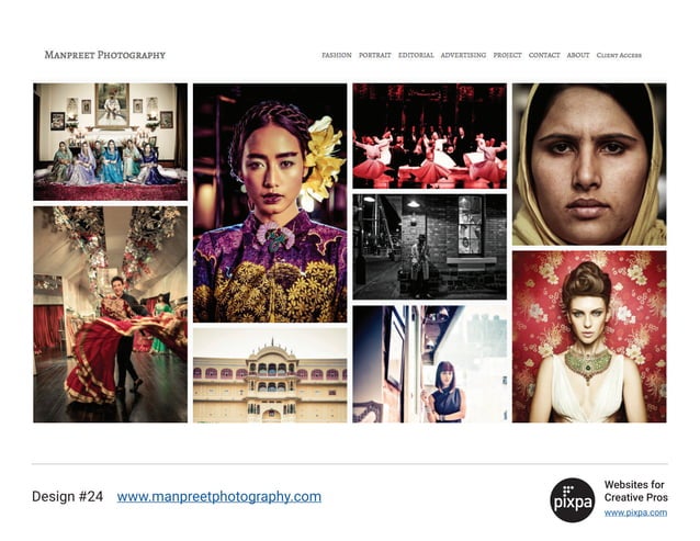Pixpa - Online Portfolio Website Examples | PPT