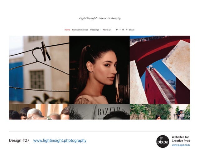 Pixpa - Online Portfolio Website Examples | PPT