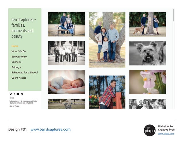 Pixpa - Online Portfolio Website Examples | PPT