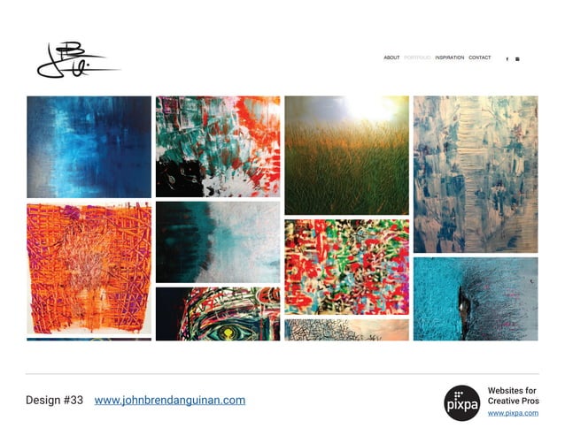 Pixpa - Online Portfolio Website Examples | PPT