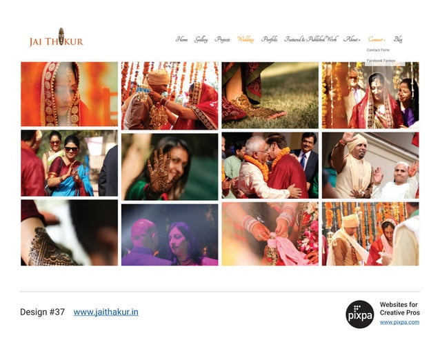 Pixpa - Online Portfolio Website Examples | PPT