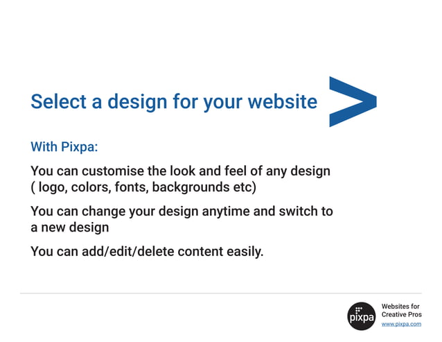 Pixpa - Online Portfolio Website Examples | PPT