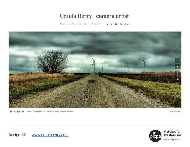 Pixpa - Online Portfolio Website Examples | PPT