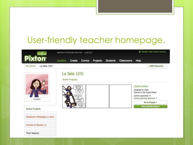 Pixton for schools | PPTX