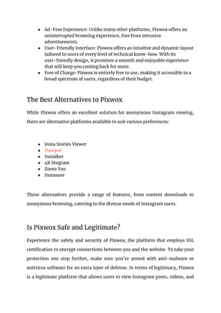 Pixwox | PDF