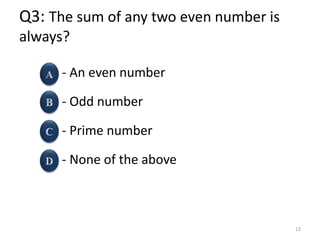 Programed instructional material: Numbers | PPT