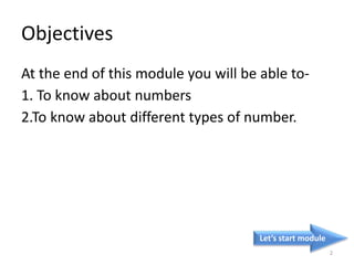 Programed instructional material: Numbers | PPT