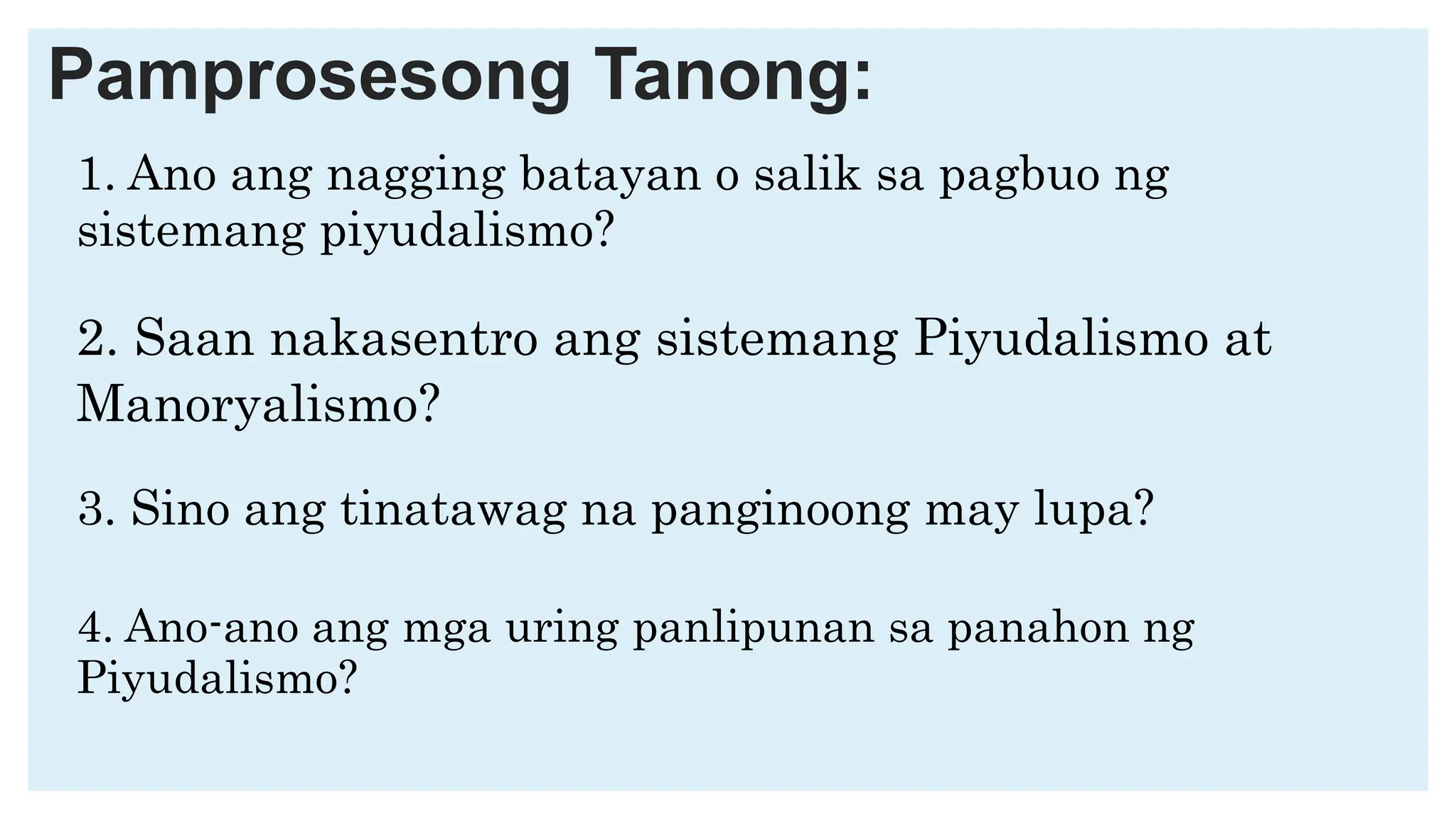Araling Panlipunan 8 Piyudalismo at manoryalismo.pptx