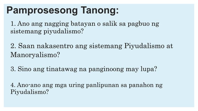 Araling Panlipunan 8 Piyudalismo at manoryalismo.pptx