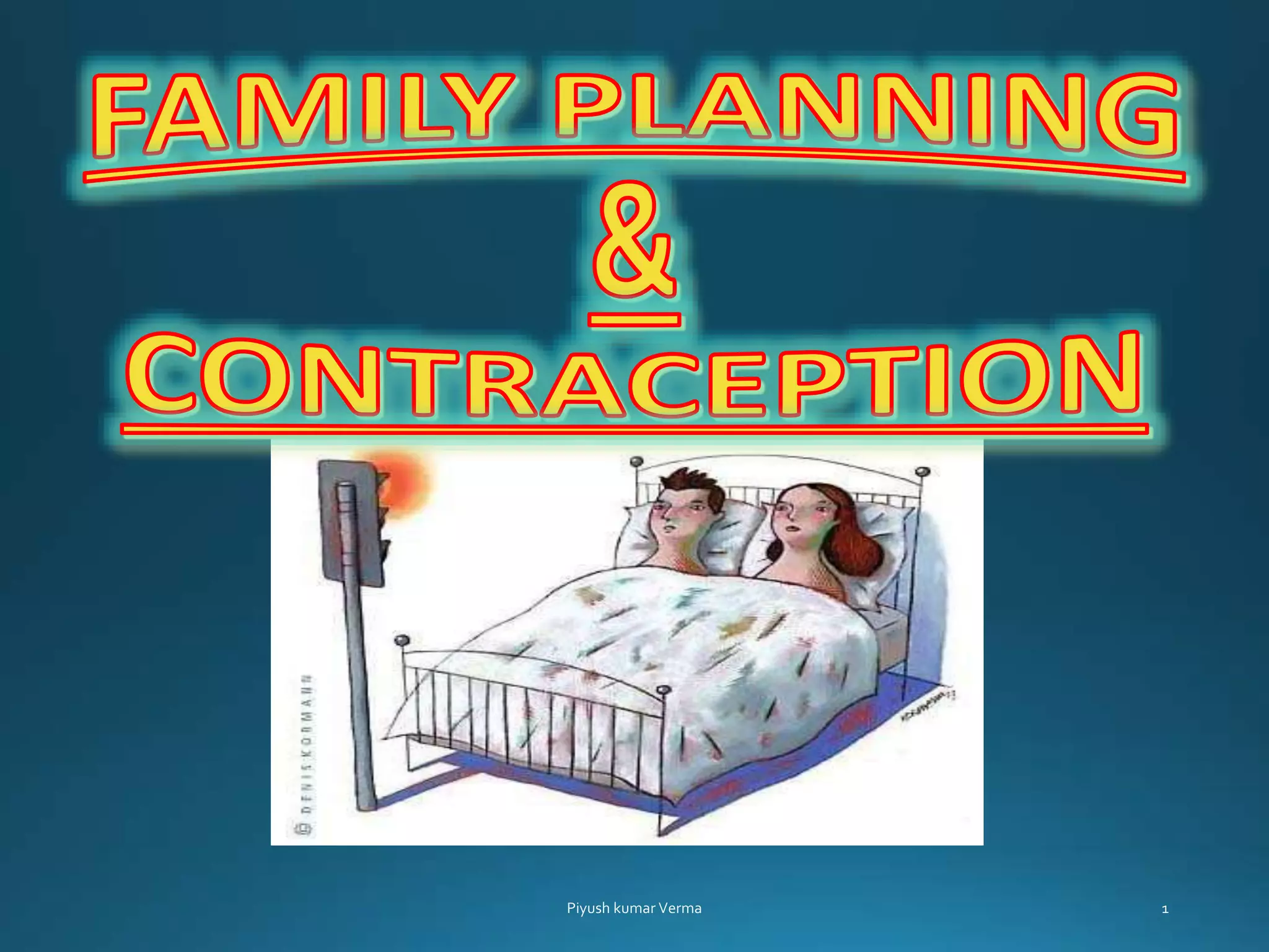 Lesson plan on family planning and contraception | PPTX