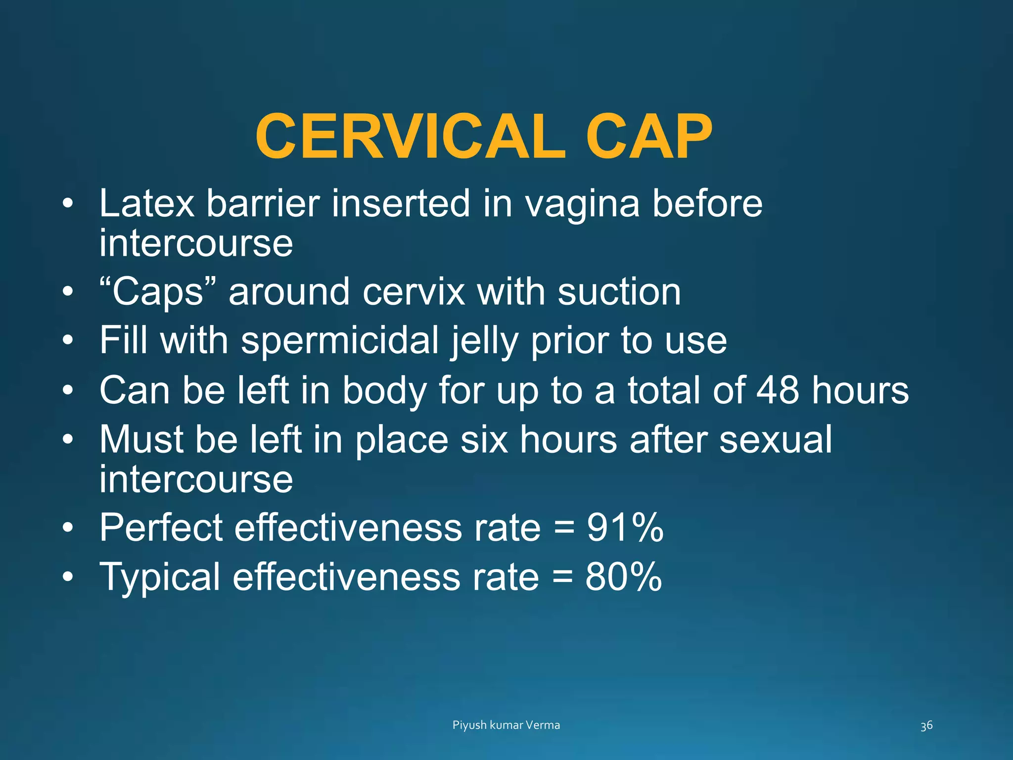 Lesson plan on family planning and contraception | PPTX