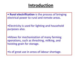 Rural Electrification in India | PPT