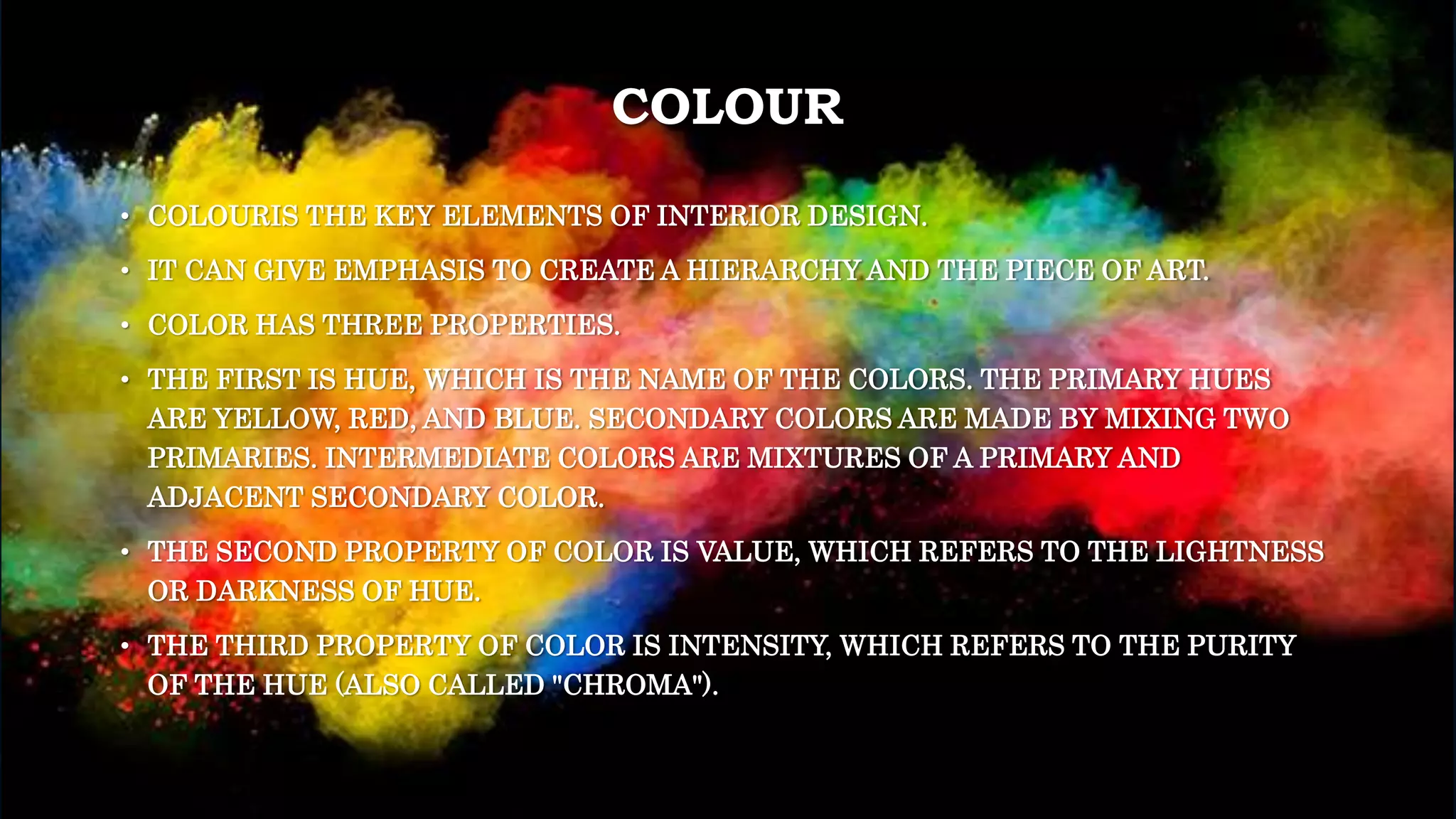 Elements of interior design | PPTX