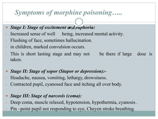 Clinical Symptoms and Management of Morphine ,Organophosphorus and ...