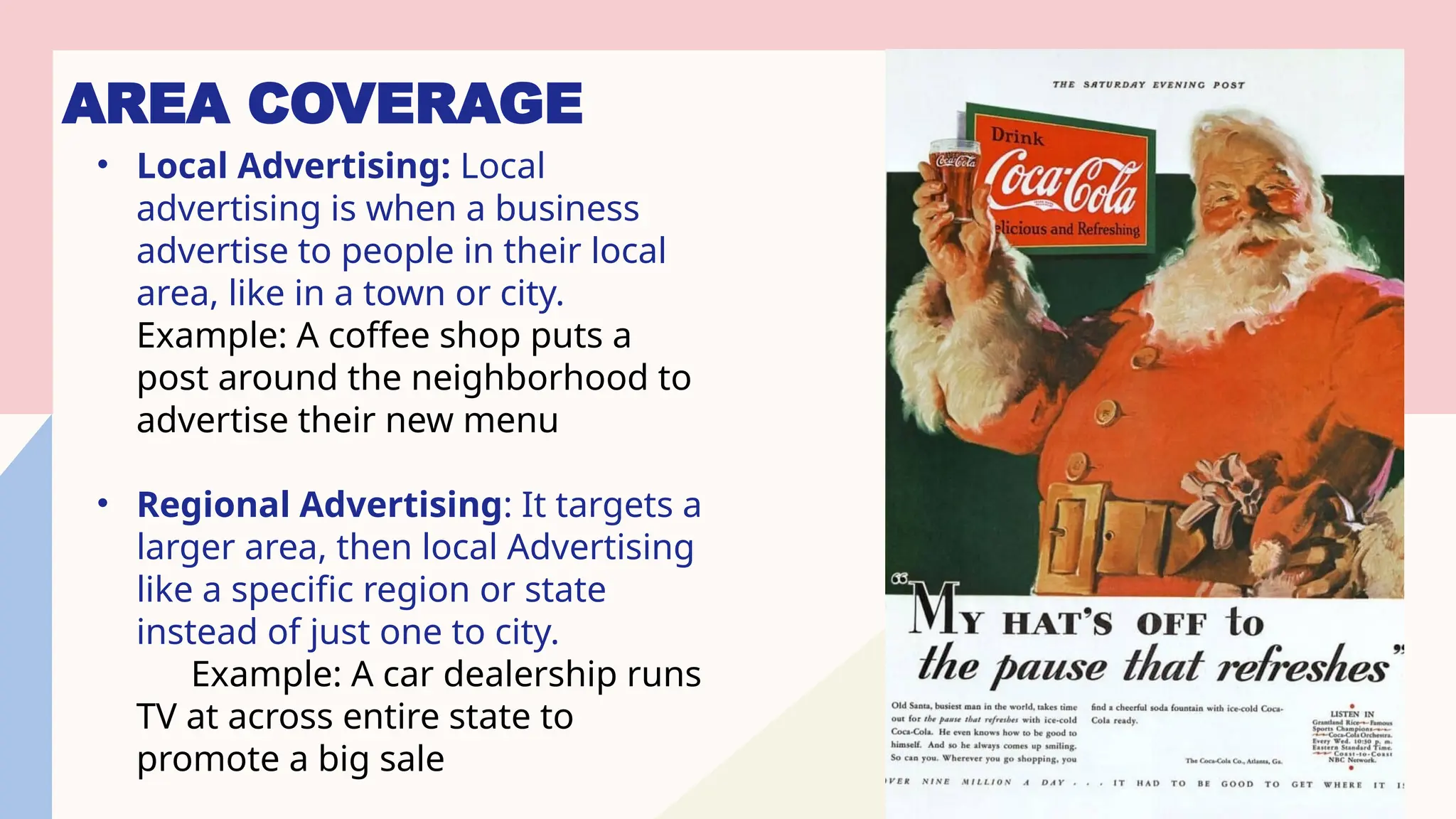 Classification of advertisment topic ppt | PPT