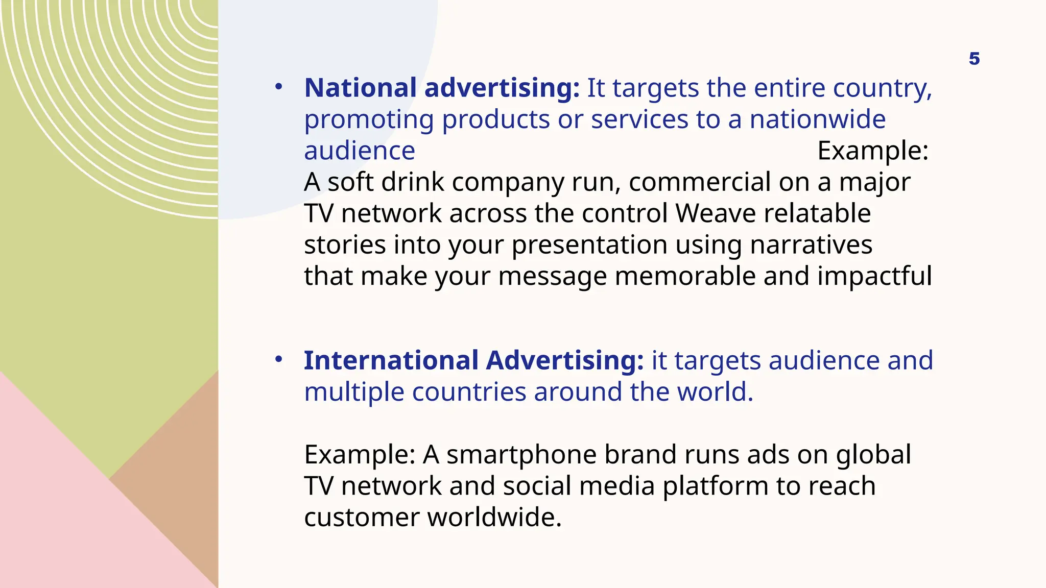 Classification of advertisment topic ppt | PPT