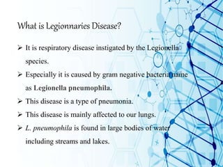 Pharmacovigilance of Levofloxacin on Legionnaries Disease. | PPTX