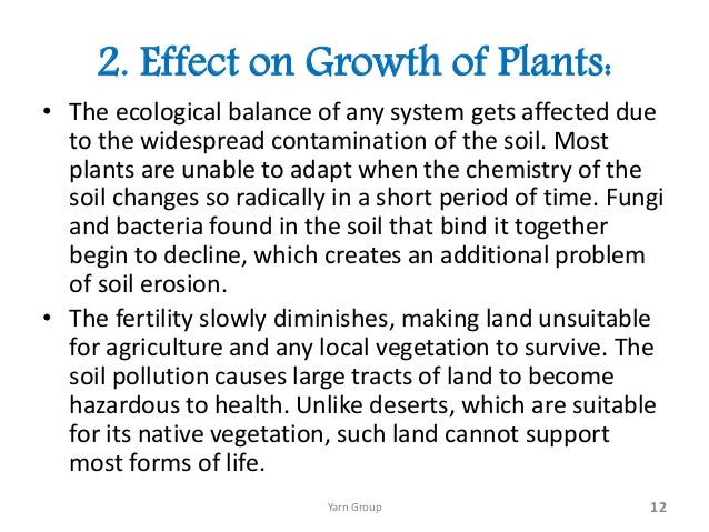 The Effects of Pollution on Plants - Educational Images | Picstank