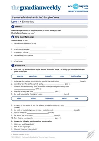 Pizza wars-ele | PDF | Desserts and Baking | Food & Drink