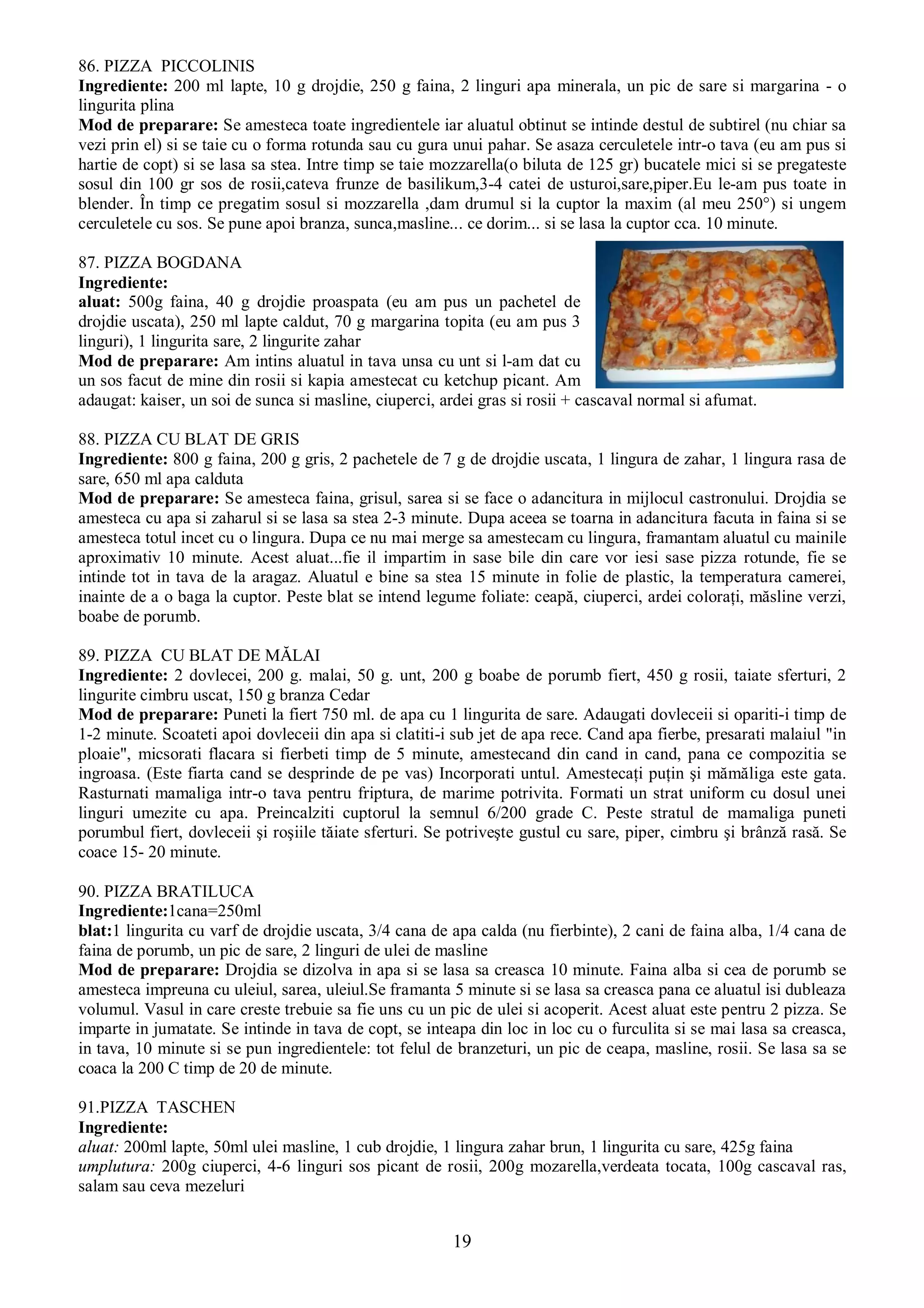 Pizza, 100 de_retete | PDF