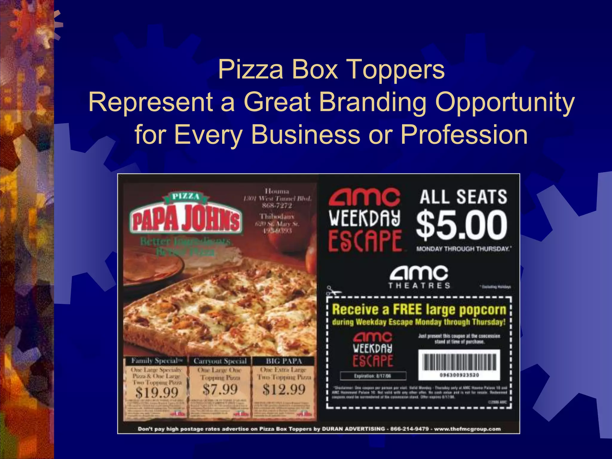 Pizza Box Ads | PPT