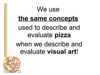 Pizza And Painting Food As Art | PPT