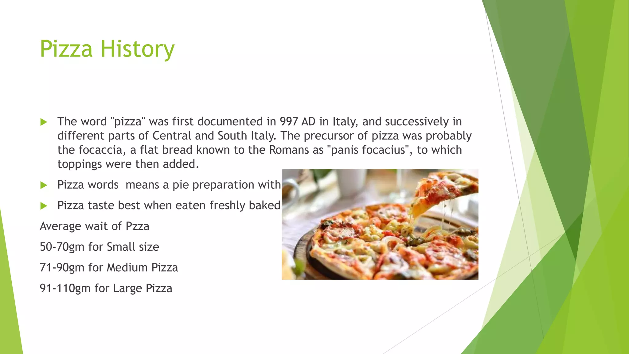 Pizza demonstration | PPT