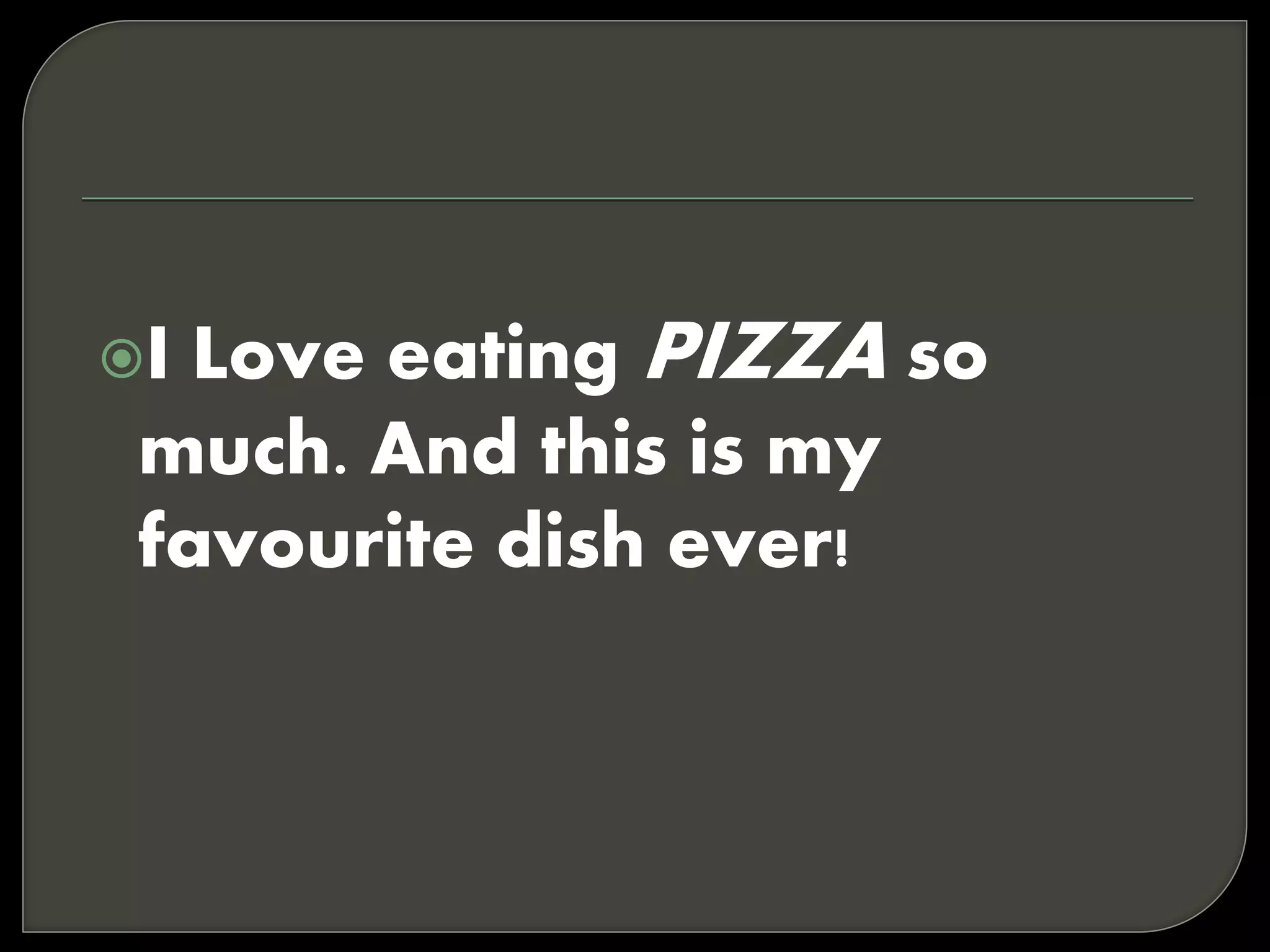 Pizza flowchart | PPTX