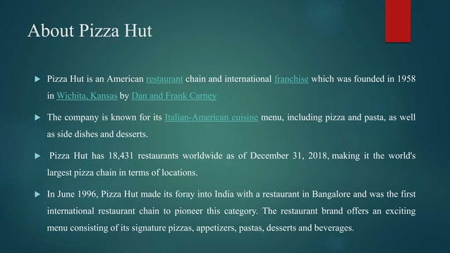 Pizza hut | PPT