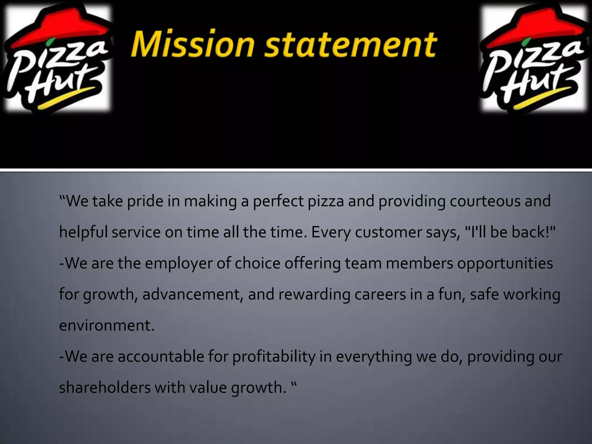 Pizza hut campaign | PPTX