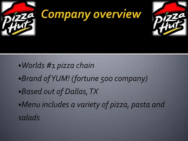 Pizza hut campaign | PPTX