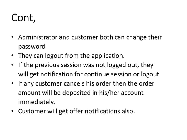 Pizza ordering system | PPTX