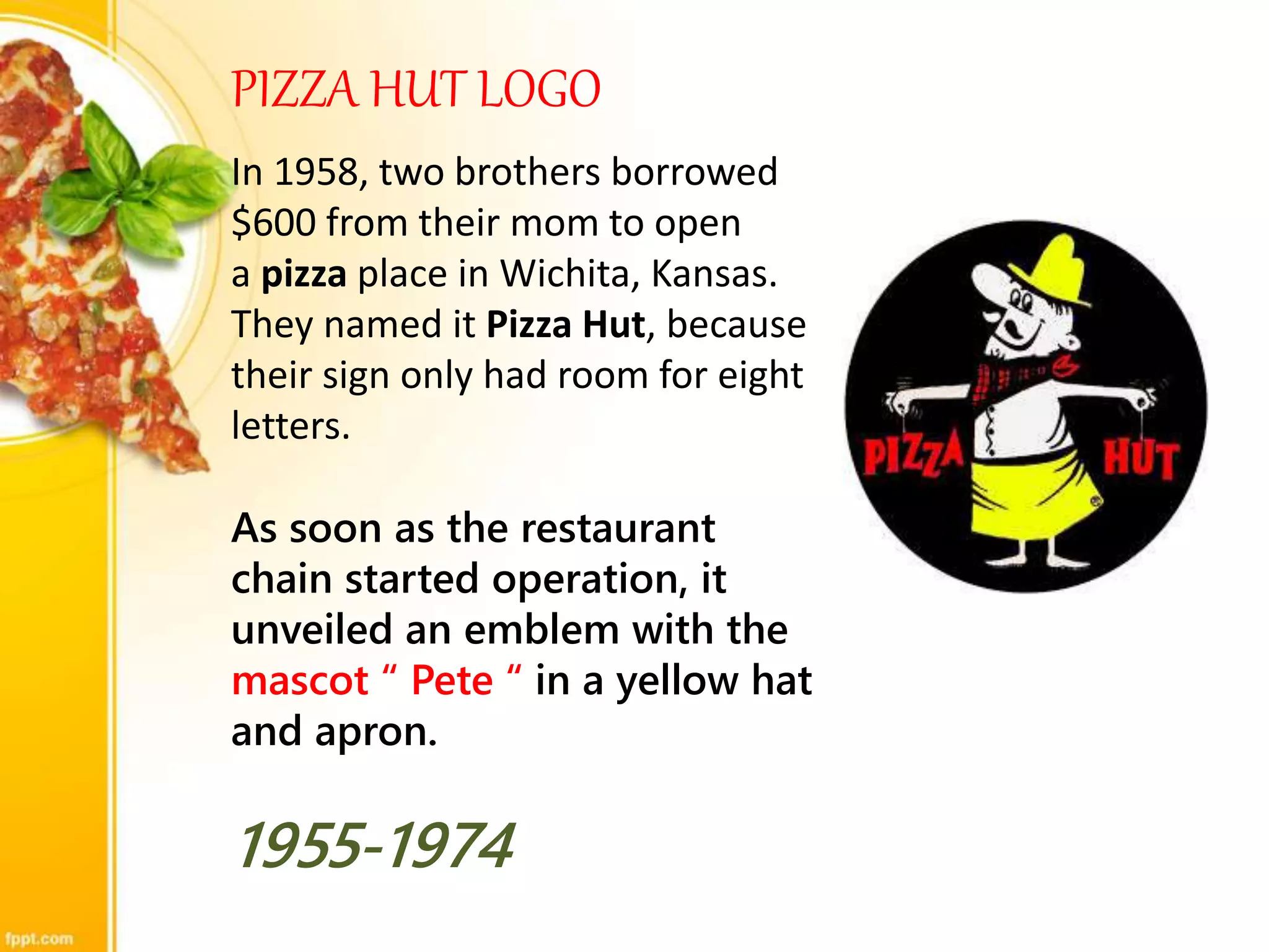 Pizza hut ppt | PPT