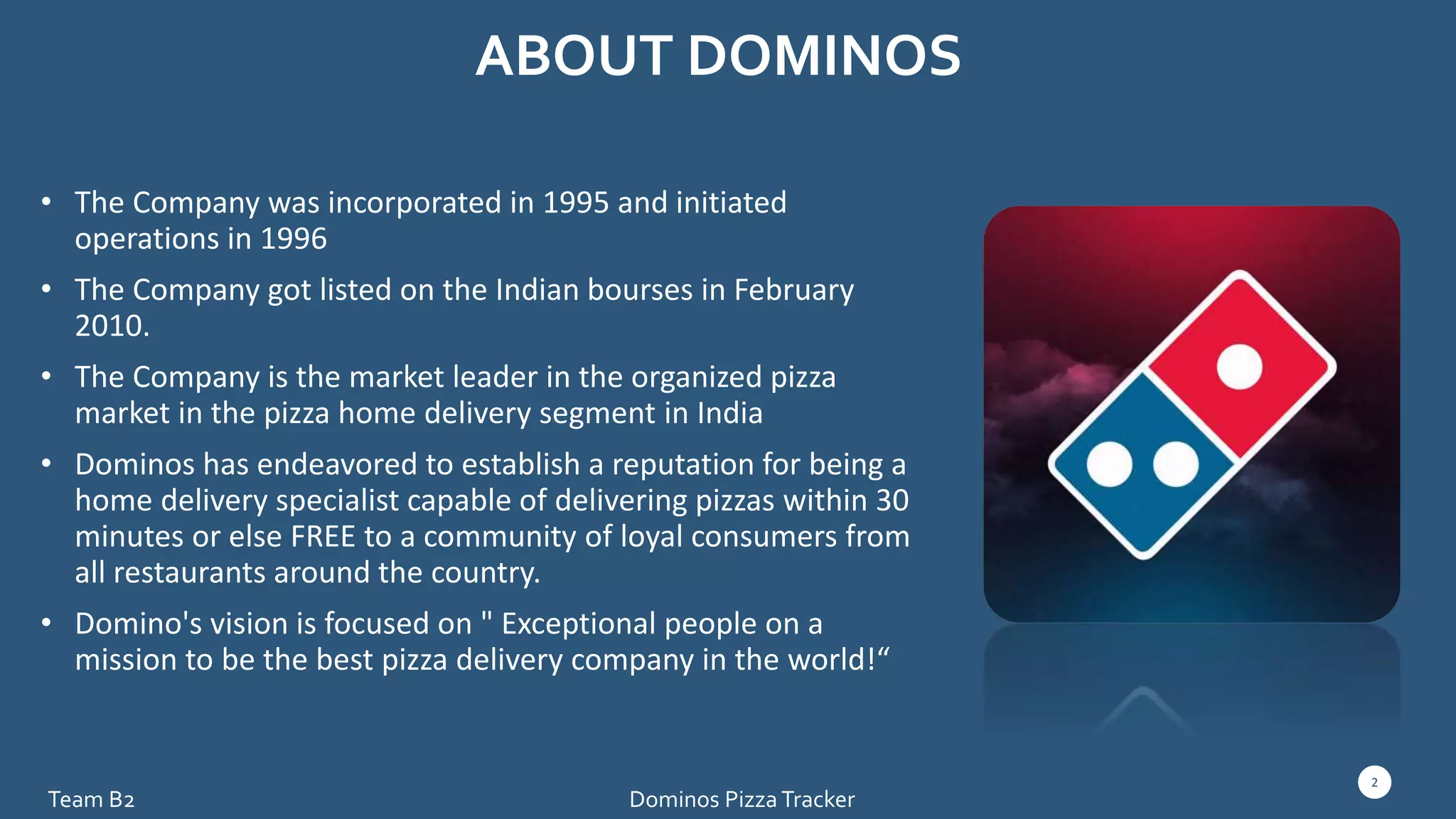 Pizza tracker - online ordering at dominos | PPTX