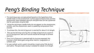 PJ.pptx Outer layer interrupted ( 4-8) transpancreatic sutures using ...