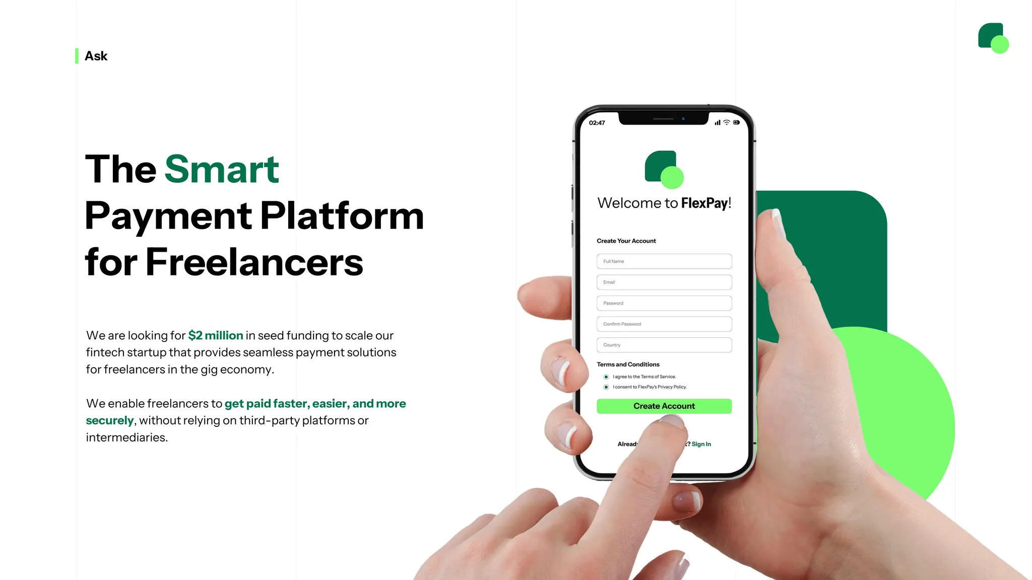 FlexPay Pitch Deck Presentation | PDF