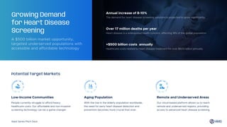 Heart Metrics Solutions Pitch Deck Presentation | PDF