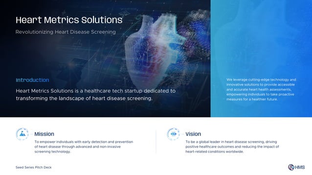 Heart Metrics Solutions Pitch Deck Presentation | PDF | Heart and ...