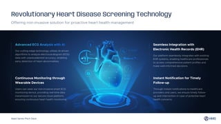 Heart Metrics Solutions Pitch Deck Presentation | PDF